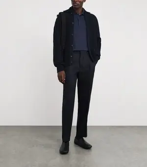 Corneliani Cotton Jersey Polo Shirt