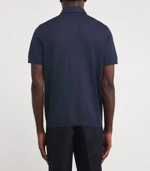 Corneliani Cotton Jersey Polo Shirt