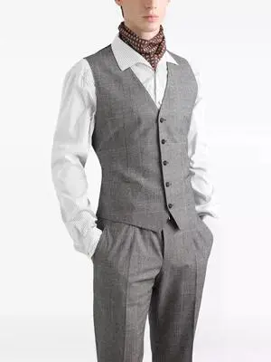 Dolce & Gabbana Check-pattern Three-piece Suit