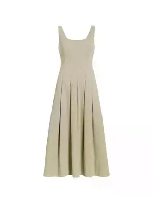 Proenza Schouler White Label Pleated Midi Dress - Green