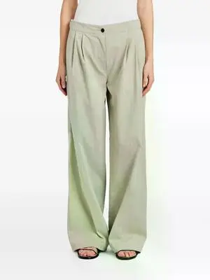 Proenza Schouler White Label Pleated Trousers - Green