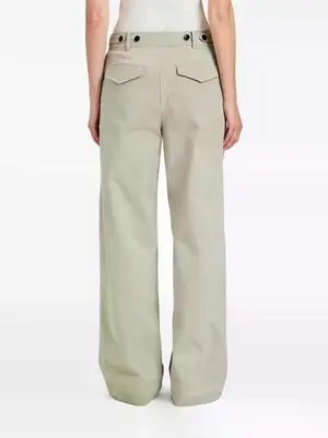 Proenza Schouler White Label Pleated Trousers - Green