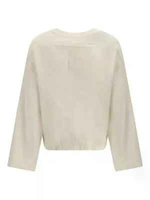 Loulou De Saison Draped Sweater - Neutrals