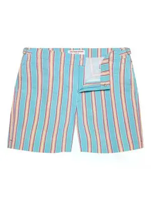 Orlebar Brown Bulldog Striped Swim Shorts - Blue