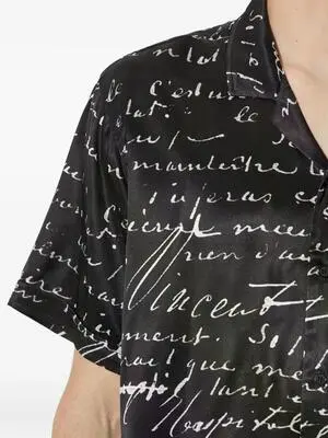 STAMPD Script-print Short-sleeve Shirt