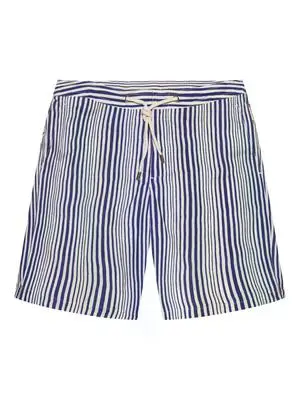 Orlebar Brown Striped Swim Shorts - Blue