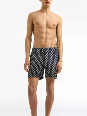 Orlebar Brown Bulldog Geometric-print Swim Shorts - Blue