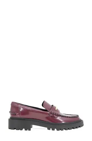 Bcbgmaxazria Laney Lug Loafer - Dark Cherry