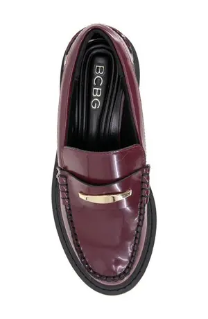 Bcbgmaxazria Laney Lug Loafer - Dark Cherry