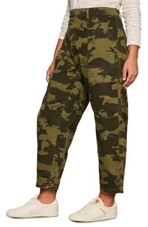 Sanctuary Boyfriend High Waist Ankle Utility Pants