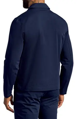 True Classic Water Repellent Coach's Jacket - Navy