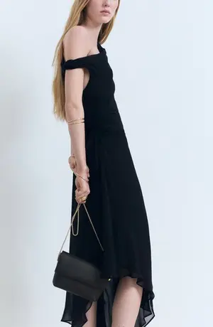 Mango Faux Leather Crossbody Bag