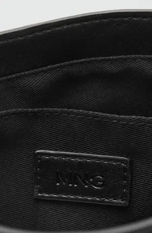 Mango Faux Leather Crossbody Bag