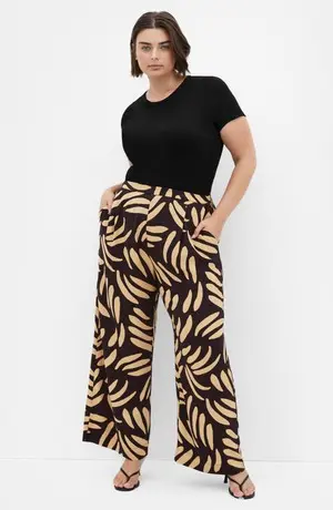 City Chic Aspyn Straight-leg Pants