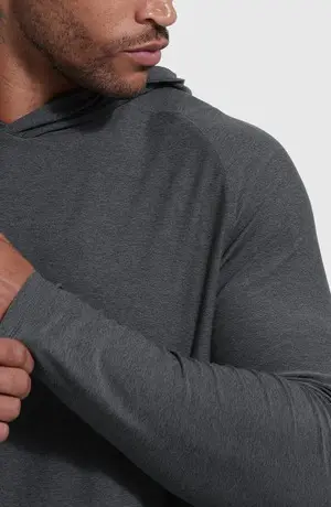 True Classic Active Pullover Hoodie - Charcoalheathergray