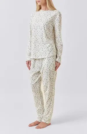 PAPINELLE Rosebud Organic Cotton Pajamas