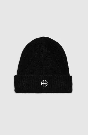 ANINE BING Elia Beanie - Black