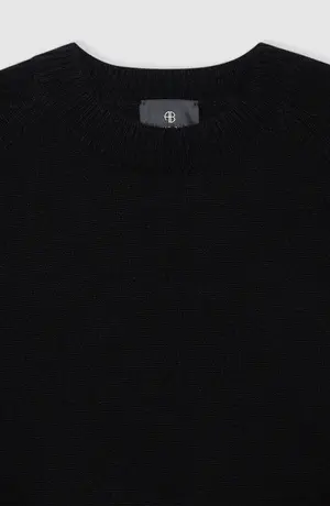 ANINE BING Jackson Cashmere Sweater - Black