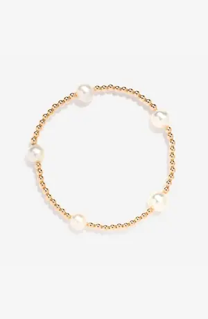 LITTLE SKY STONE Multi-pearl Beaded Bracelet - 7 Inch