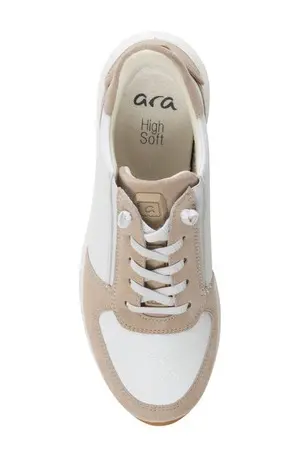 ARA Ovation Lace-up Sneaker - White/shell