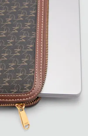 Mango Monogram Laptop Case