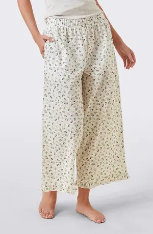 PAPINELLE Swiss Dot Crop Pajama Pants