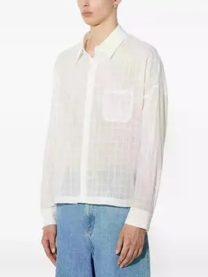 STAMPD Grid-pattern Shirt