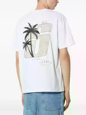 STAMPD Palm-tree-graphic T-shirt