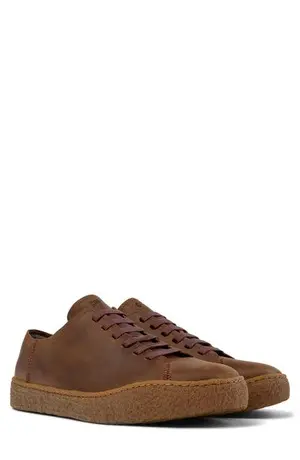 Camper Peu Terreno Leather Sneaker - Medium Brown