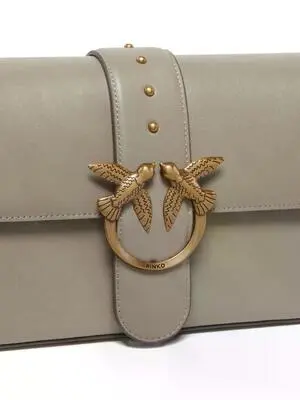 Pinko Leather Crossbody Bag - Green