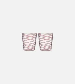 CABANA Giravolta Set Of 2 Glasses - Pink