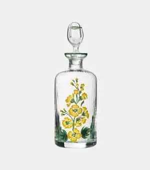 CABANA Primrose Murano Glass Oil Bottle - Yellow