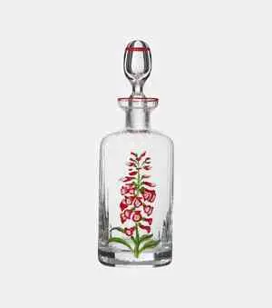 CABANA Fuchsia Murano Glass Oil Bottle - Red