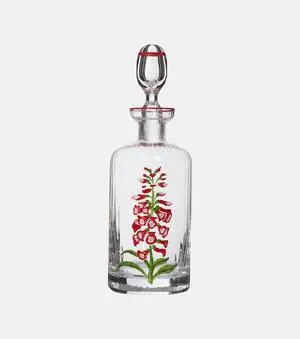 CABANA Fuchsia Murano Glass Oil Bottle - Red