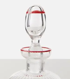 CABANA Fuchsia Murano Glass Oil Bottle - Red