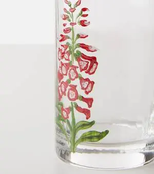 CABANA Fuchsia Murano Glass Oil Bottle - Red