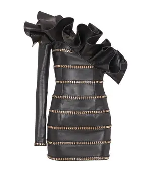Balmain Paneled Cocktail Dresses