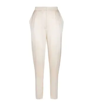 Balmain Silk Tailored Trousers