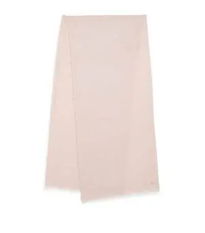Max Mara Cashmere-silk Stole Scarf - Pink
