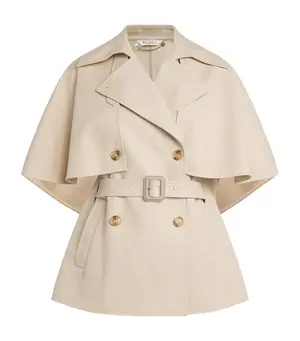 Max Mara Cotton Cape Jacket