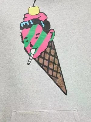 ICECREAM Cone-print Hoodie
