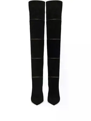 GIANVITO ROSSI 85mm Clarice Suede Boots