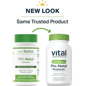 VITAL NUTRIENTS Hyperbiotics Pro-natal Probiotic 30 Tablets
