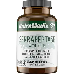 NUTRAMEDIX Serrapeptase 120 Capsules - One-color