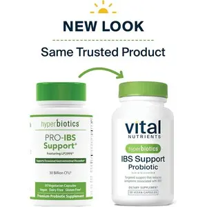 VITAL NUTRIENTS Hyperbiotics Ibs Support Probiotic 30 Capsules