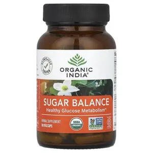 ORGANIC INDIA Sugar Balance 90 Capsules - One-color