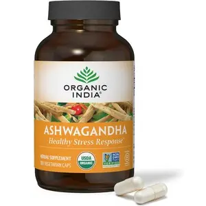 ORGANIC INDIA Ashwagandha 180 Capsules - One-color