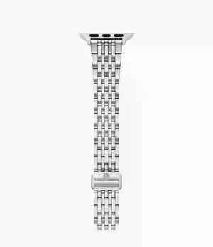 Michele Stainless Steel Apple Watch Bracelet - Silver