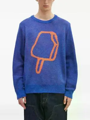 Icecream Drop Shoulder Knitwear For Men