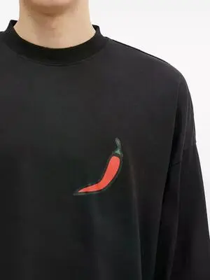 032C Chilli-print Long-sleeve T-shirt